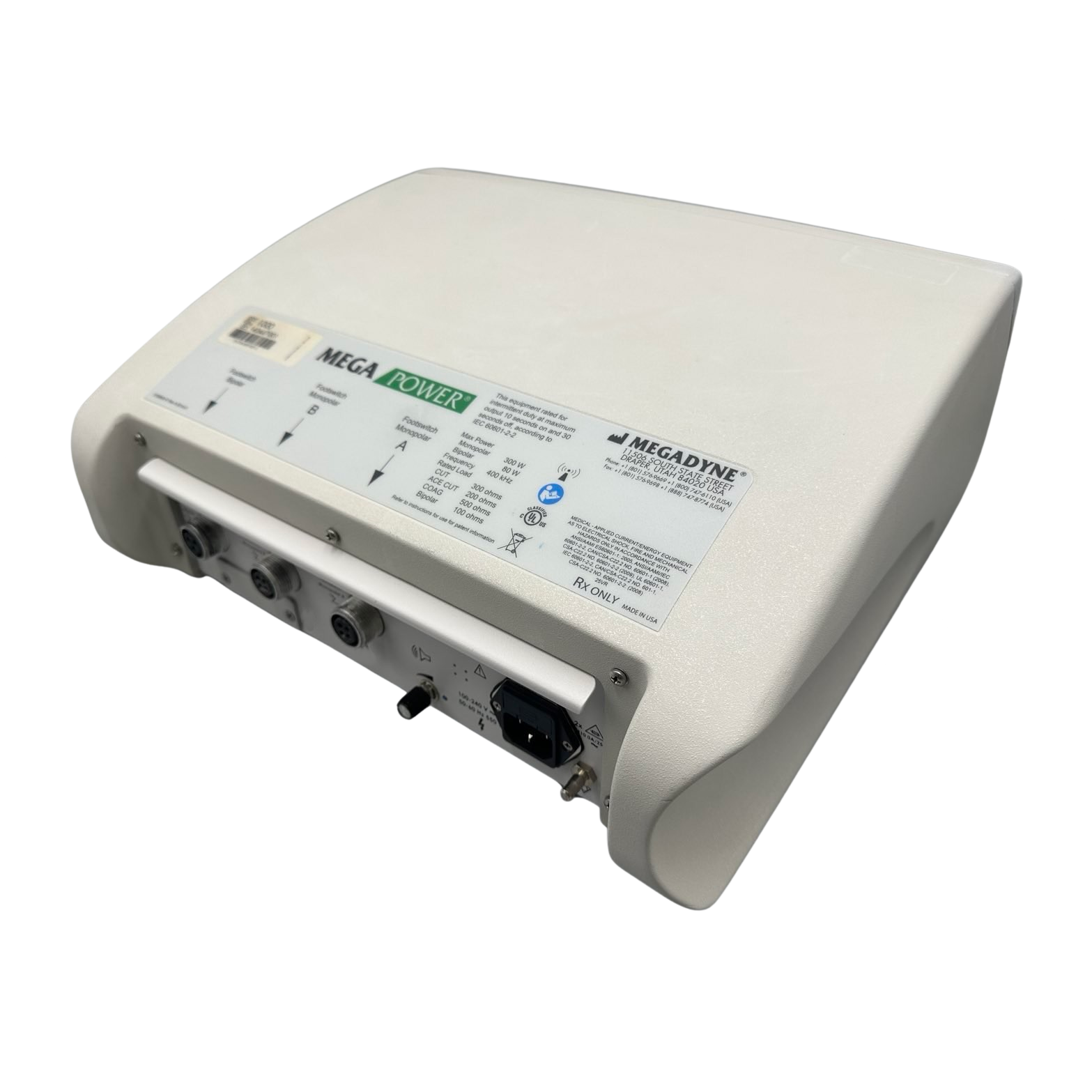 Megadyne Mega Power 1000 ESU For Sale | Southwest Medical – Southwest ...